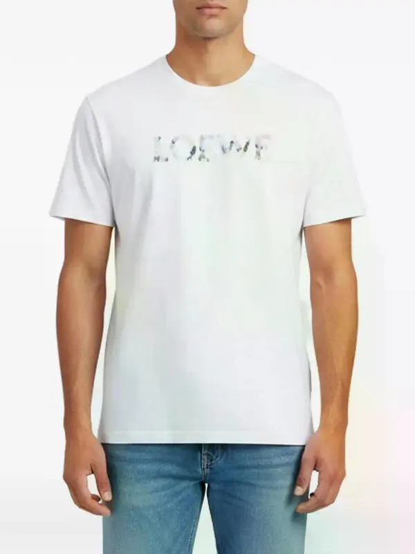 Loewe Anagram Embroidered T-shirt