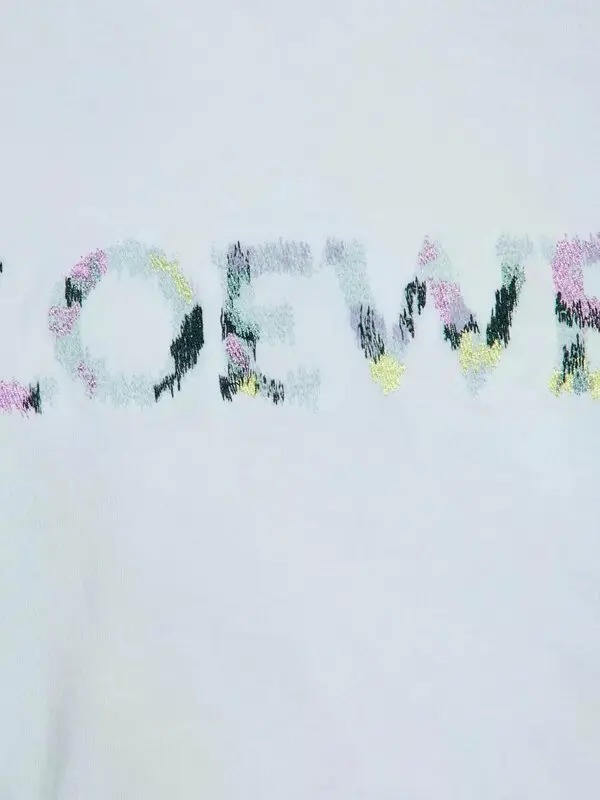 Loewe Anagram Embroidered T-shirt
