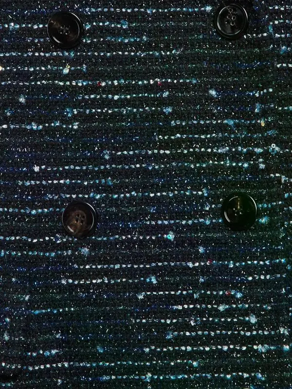 Dior Double-breasted Tweed Vest Coat