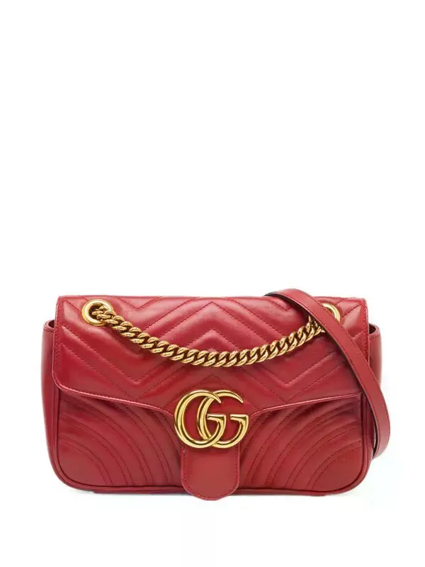 Gucci Small Gg Marmont Matelassé Cross Body Bag