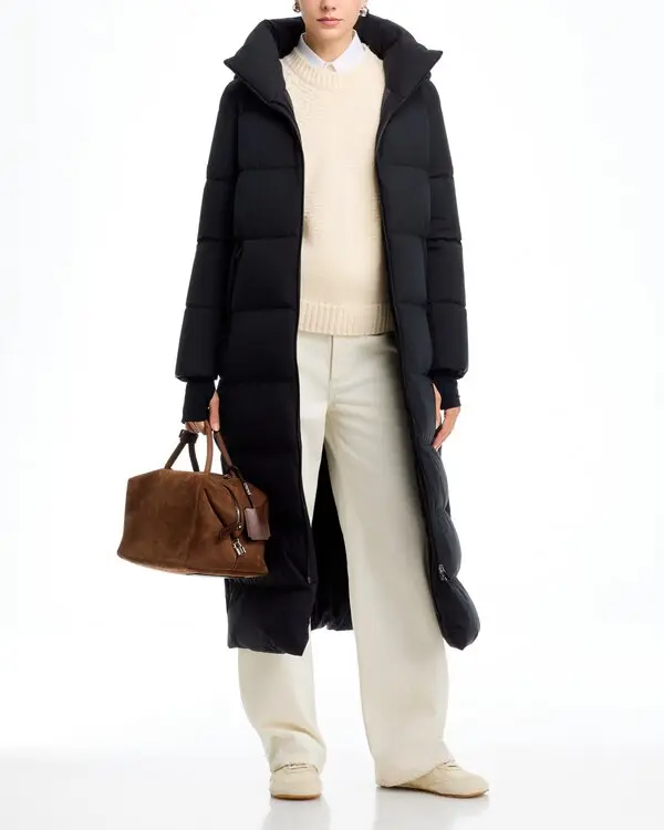 Herno Hooded Quilted Maxi Coat