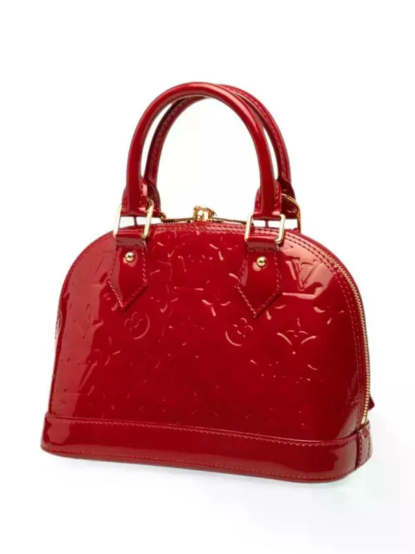 LOUIS VUITTON 2013 Monogram Vernis Alma Bb Satchel