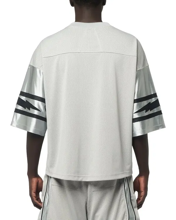 R H U D E Logo Graphic Football Jersey