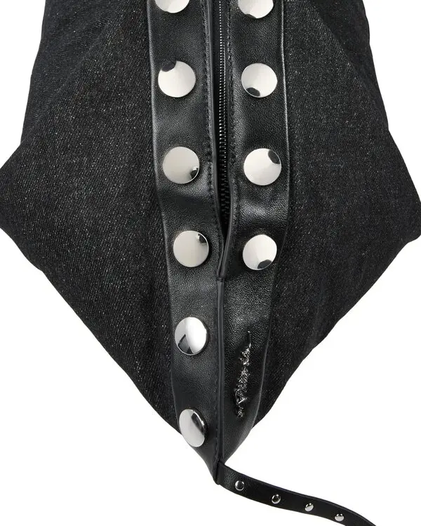 3.1 Phillip Lim Luna Mini Studded Denim Hobo Bag