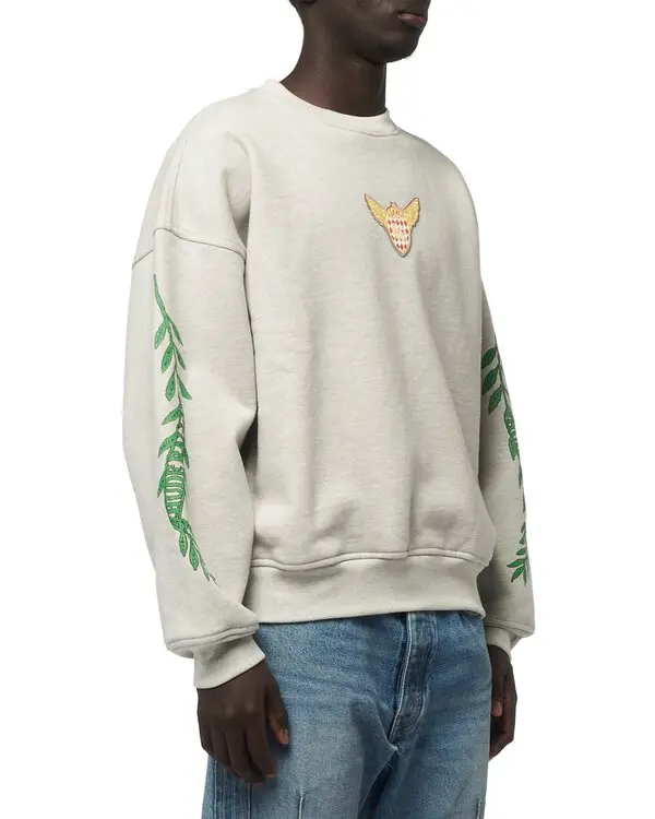 R H U D E Tripoli Graphic Crewneck Sweatshirt