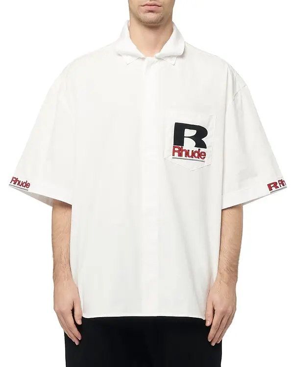 R H U D E Logo Graphic Mechanic Shirt