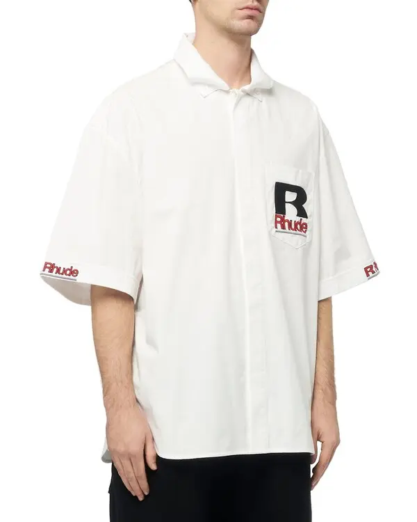 R H U D E Logo Graphic Mechanic Shirt