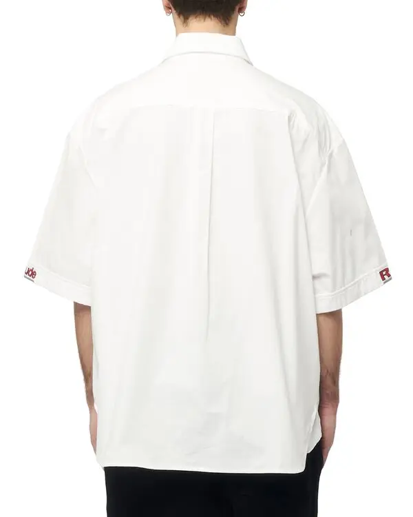 R H U D E Logo Graphic Mechanic Shirt
