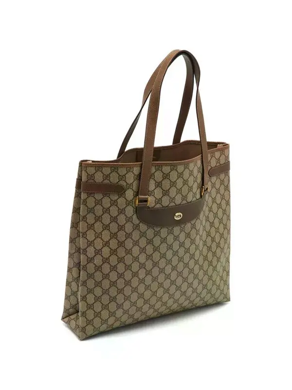 Gucci Gg Supreme Tote Bag - Neutrals