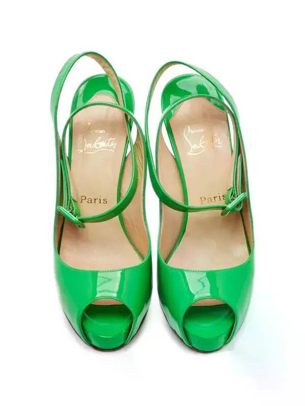 CHRISTIAN LOUBOUTIN Peep-toe Ankle-strap Stiletto Sandals