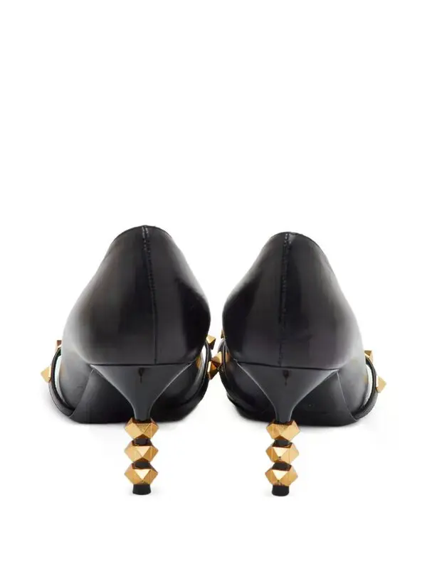 Valentino Garavani Rockstud Pointed-toe Pumps - Black