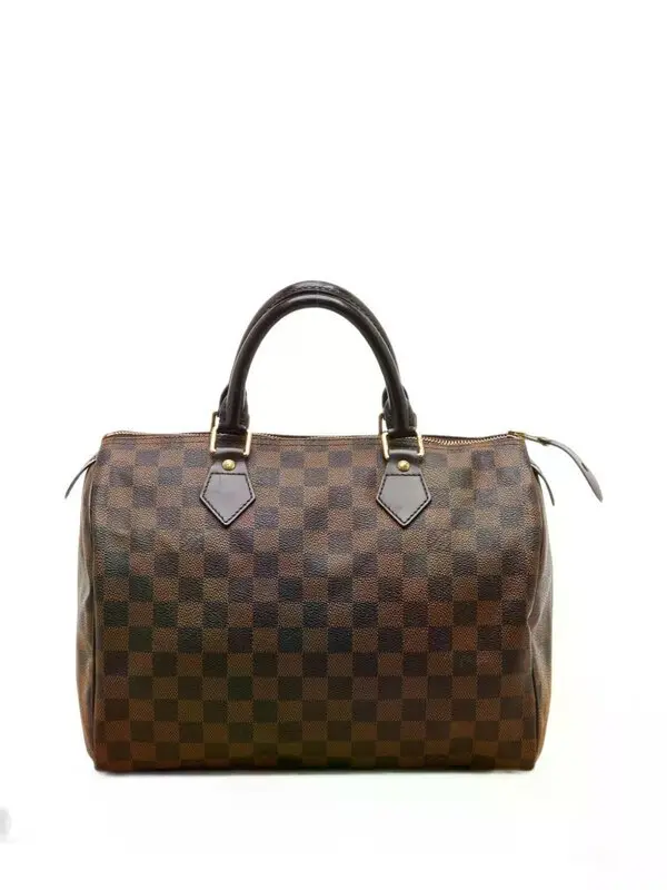 LOUIS VUITTON 2014 Speedy 30 Damier Ebene Handbag