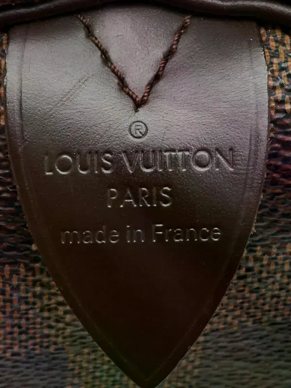 LOUIS VUITTON 2014 Speedy 30 Damier Ebene Handbag - Brown