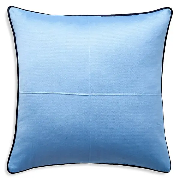 KUTNIA Silk Road Solid Kutnu Pillow - Sky Blue