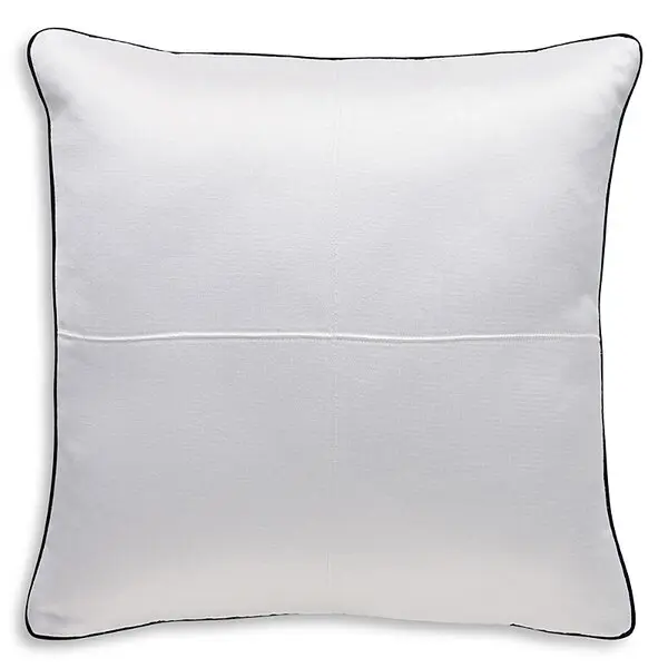 KUTNIA Silk Road Solid Kutnu Pillow - White