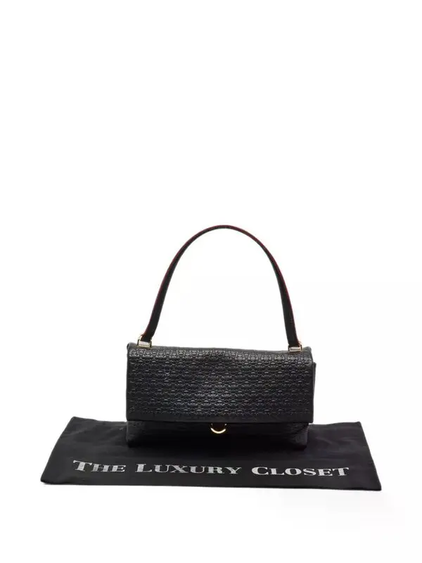 Carolina Herrera Medium Camelot Monogram-embossed Tote Bag