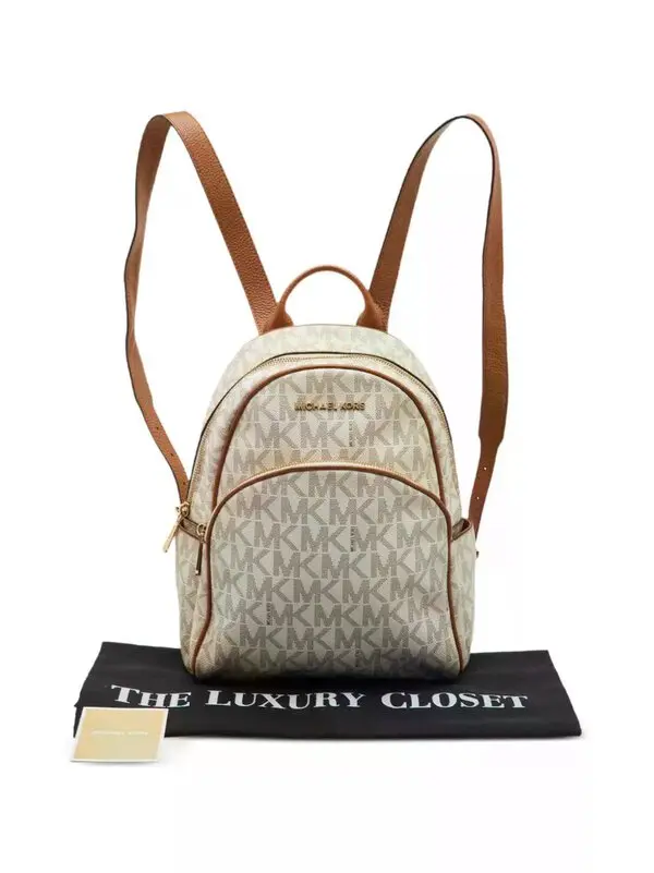 Michael Kors Jet Set Monogram Backpack - Neutrals