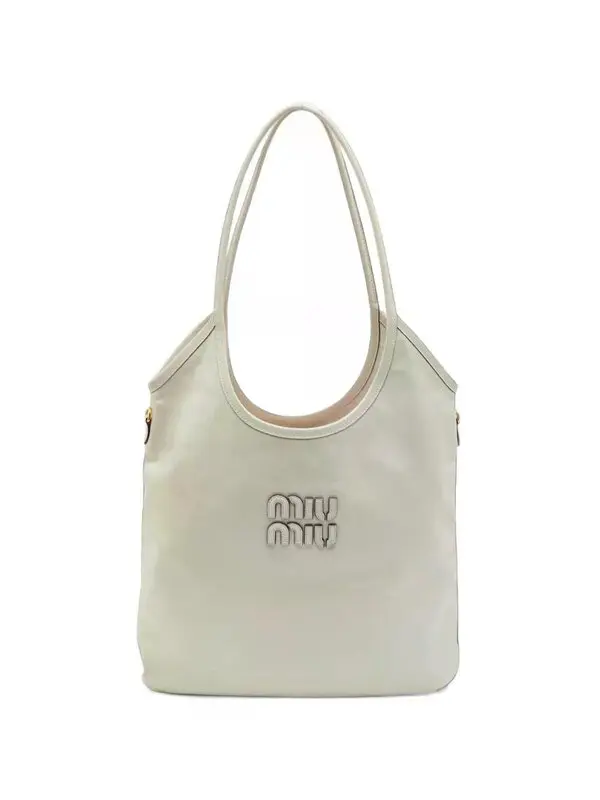 Miu Miu Ivy Leather Tote Bag