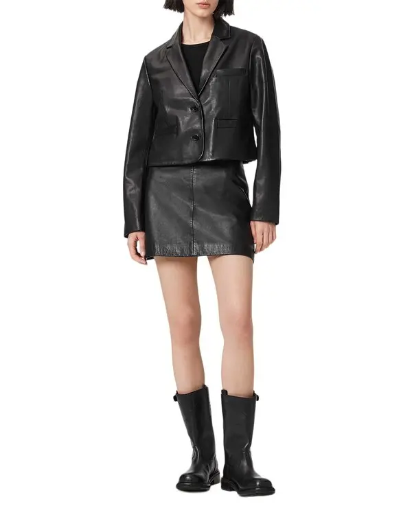 ALLSAINTS Apton Leather Blazer