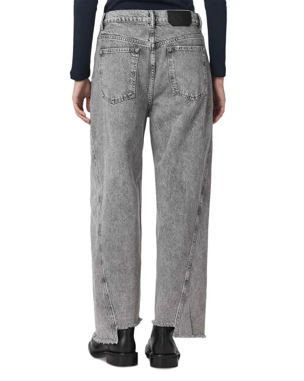 ALLSAINTS Fox Mid Rise Step Hem Jeans