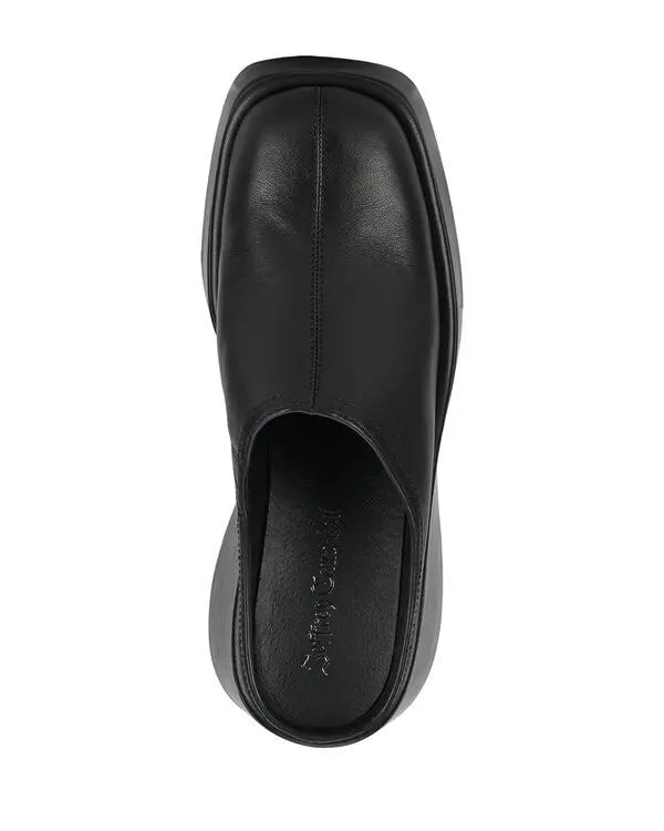 Jeffrey Campbell Waveform Leather Platform Mules