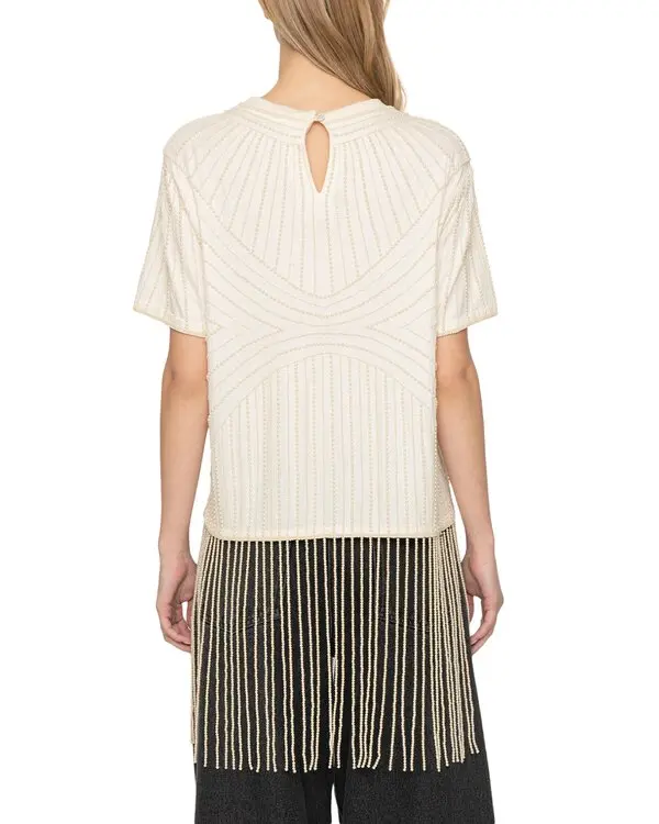 Sea Carlotta Embellished Fringe Top