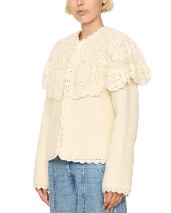 Sea Wright Crochet Cape Jacket
