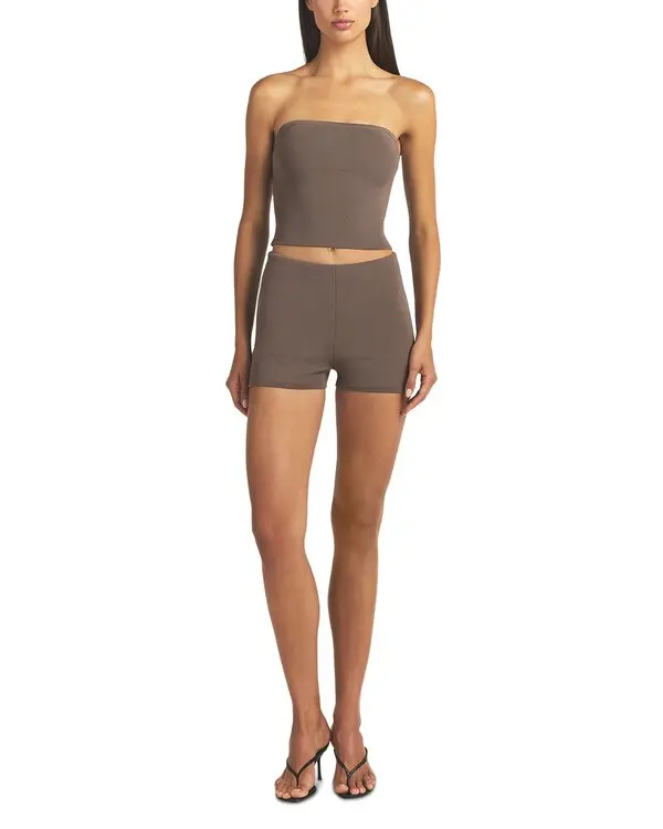 SKIMS Refined Knit High Waist Shorts - Amethyst