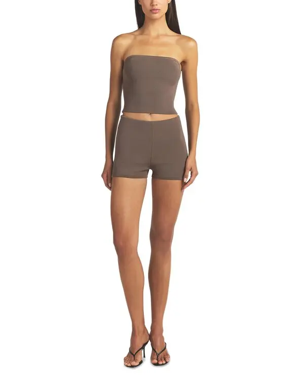 SKIMS Refined Knit High Waist Shorts - Amethyst