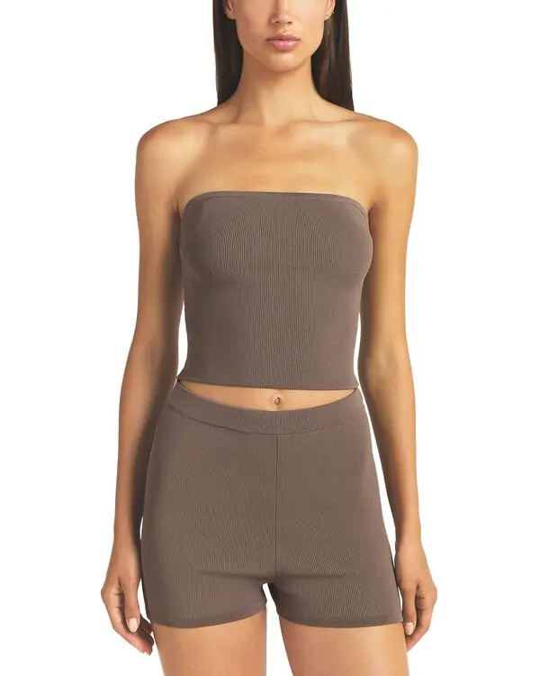 SKIMS Refined Knit High Waist Shorts - Amethyst