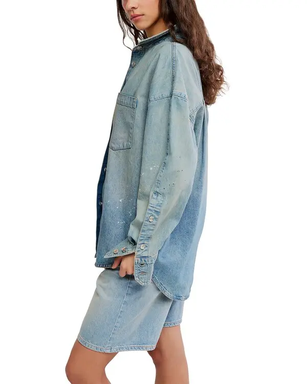 Free People Rally Cocoon Cotton Top