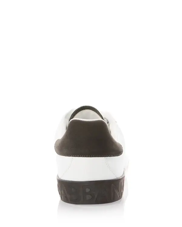 Dolce & Gabbana Low Top Sneakers - White/dark Grey