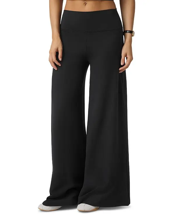 Vuori Halo Easy Wide Leg Pants - Solid Black