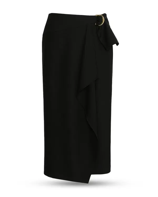 Max Mara Asymmetric Midi Skirt