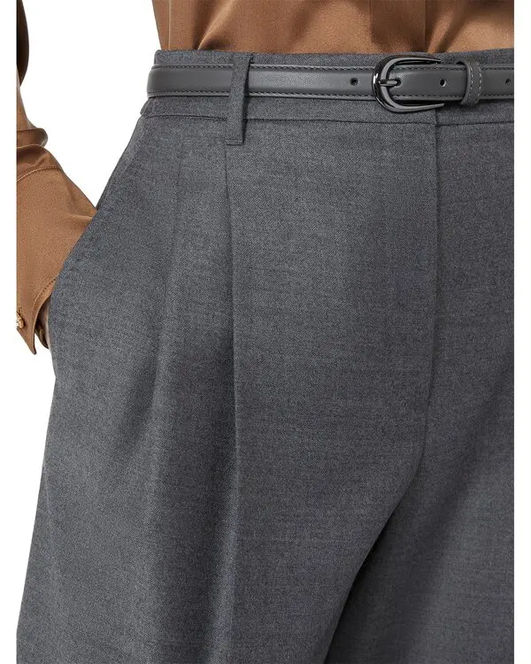 Max Mara Wool Wide Leg Tailored Pants