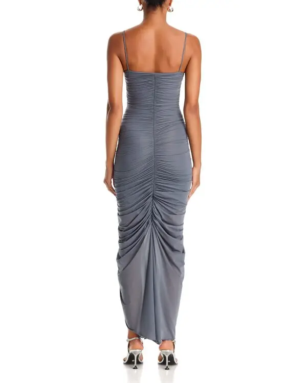 MAYGEL CORONEL Ruched High-low Dress