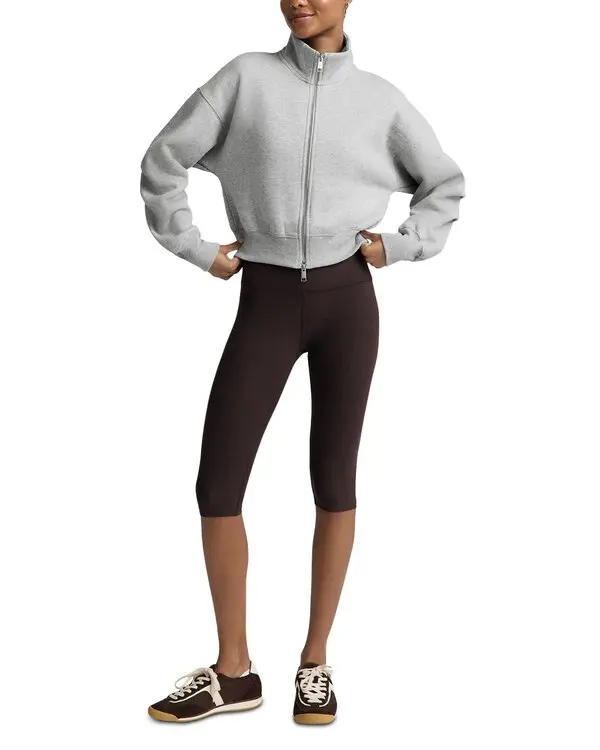 Beyond Yoga Two Way Zip Cropped Jacket
