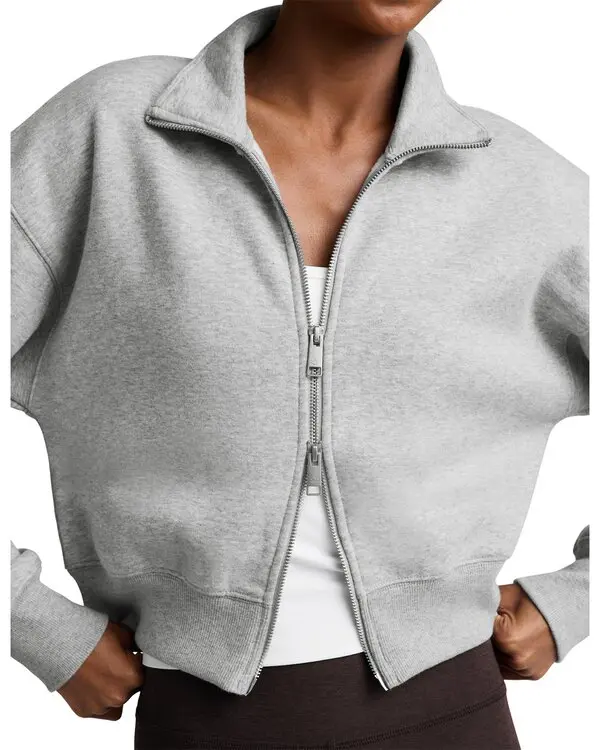 Beyond Yoga Two Way Zip Cropped Jacket