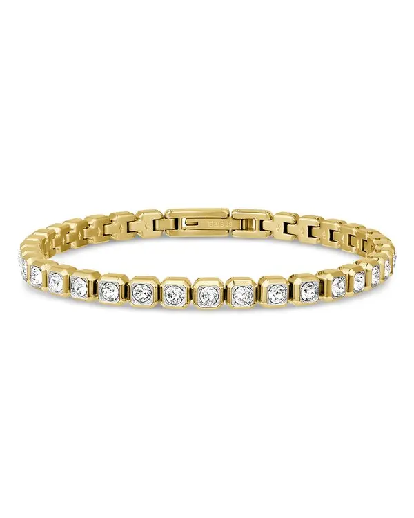 Bulova Crystal Embellished Watch And Bracelet Set