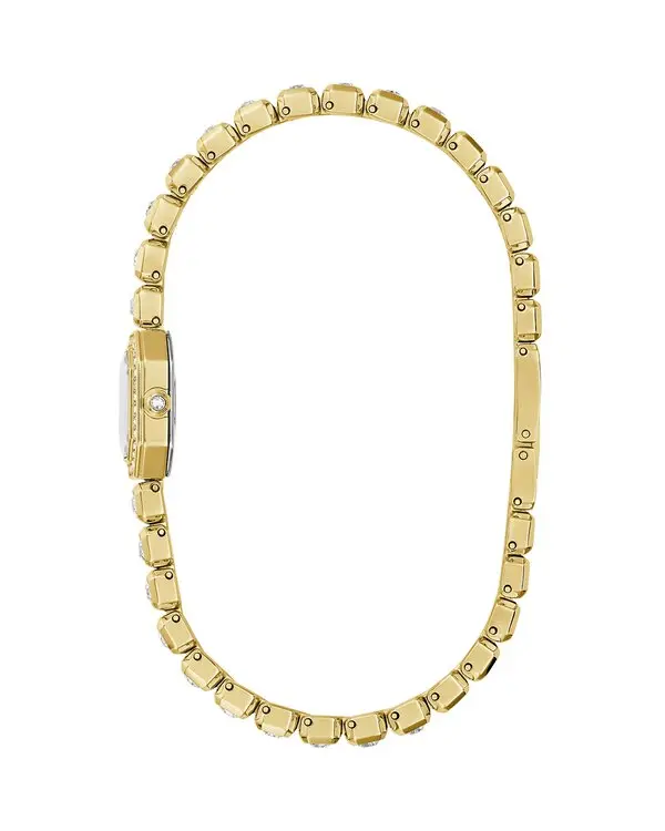 Bulova Crystal Embellished Watch And Bracelet Set