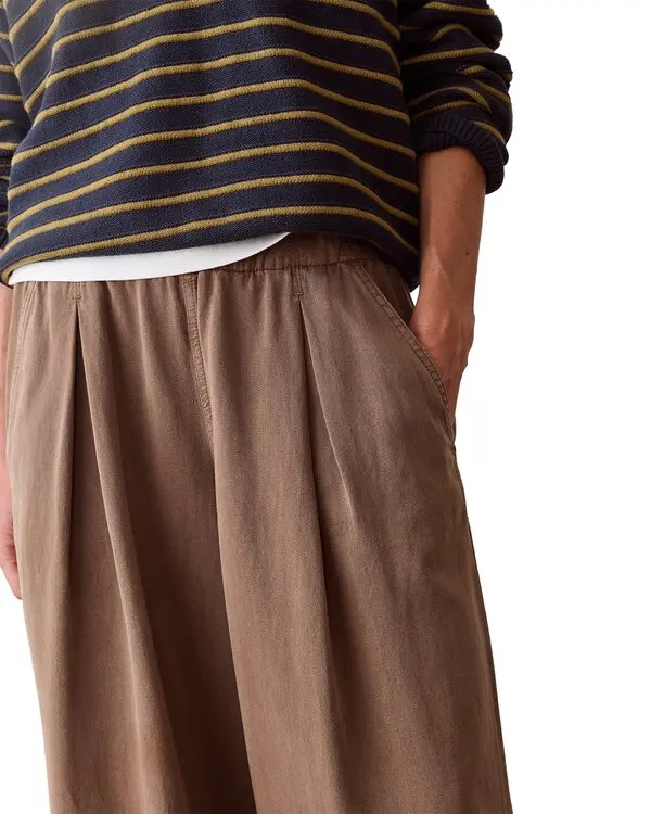 Marine Layer Allison Pleated Wide Leg Trousers