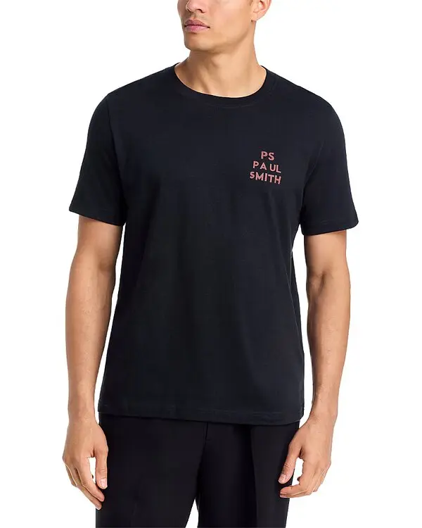 Paul Smith Peace Radio Cotton Graphic T-shirt - Black