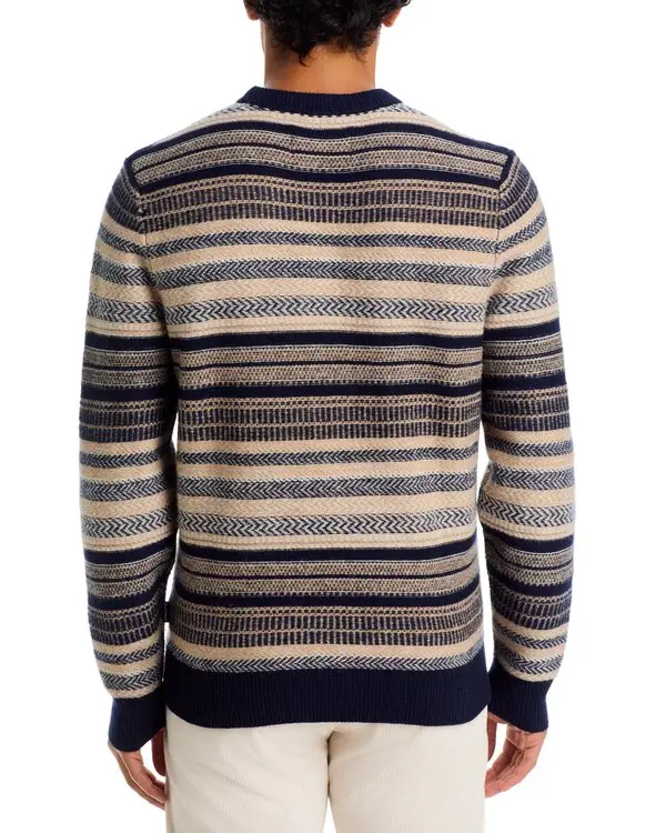 Barbour Highsted Fair Isle Wool Crewneck Sweater
