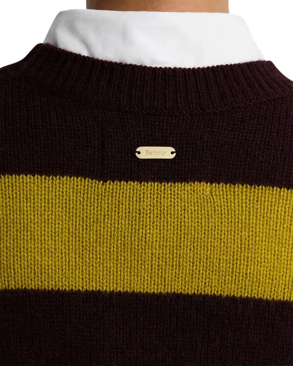 Barbour Woodhouse Wool Blend Striped Sweater