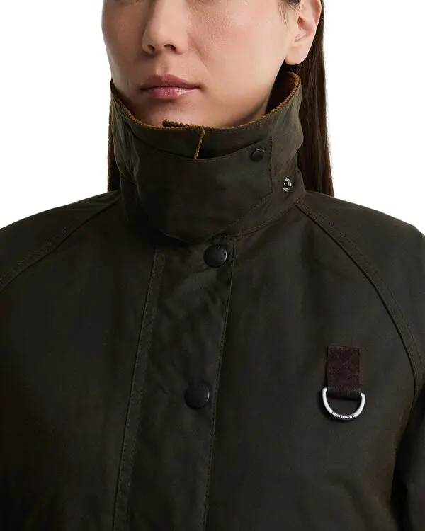 Barbour Spey Corduroy Collar Waxed Cotton Jacket