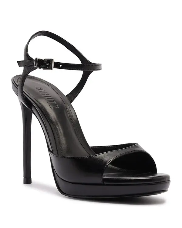 Schutz Scarlett Leather Strappy Sandals