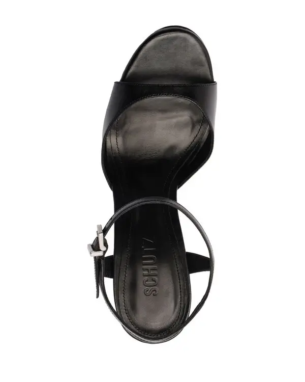 Schutz Scarlett Leather Strappy Sandals
