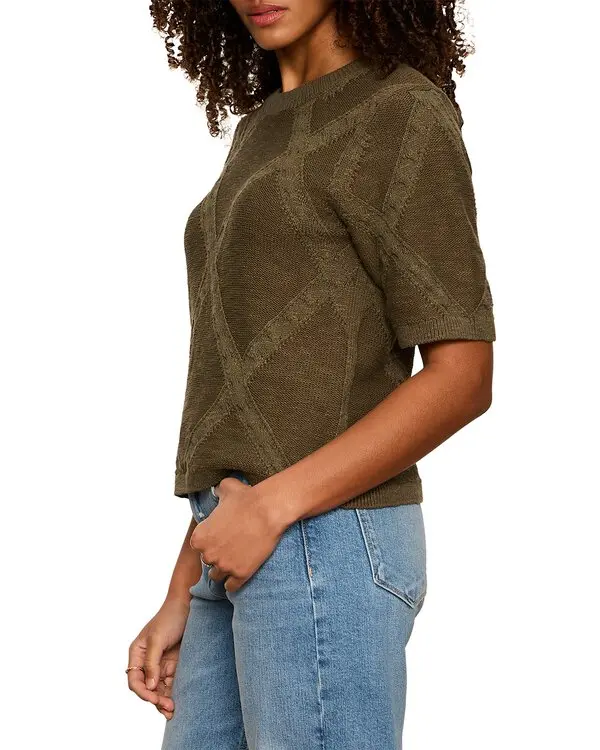 Sanctuary Diamond Stitch Sweater Tee
