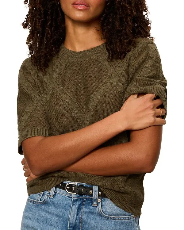 Sanctuary Diamond Stitch Sweater Tee