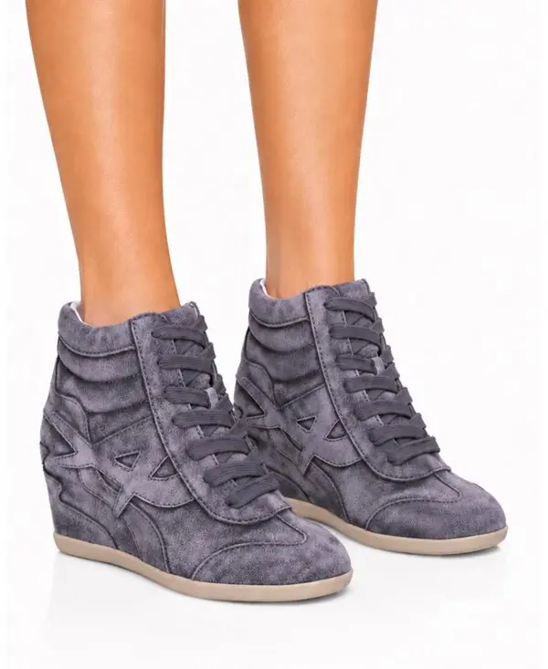 Ash Boradia Lace Up Wedge Sneakers